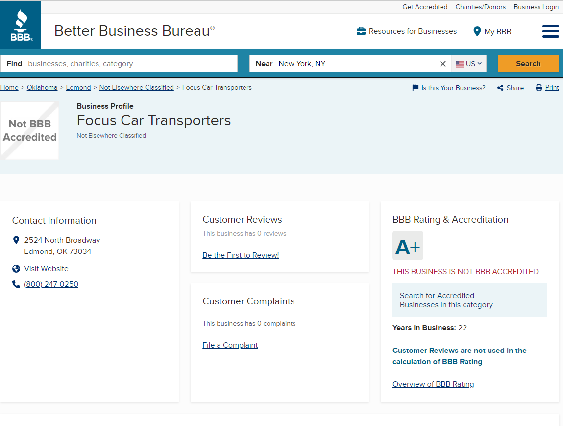 Discover more about Focus Car Transporters and get a quote