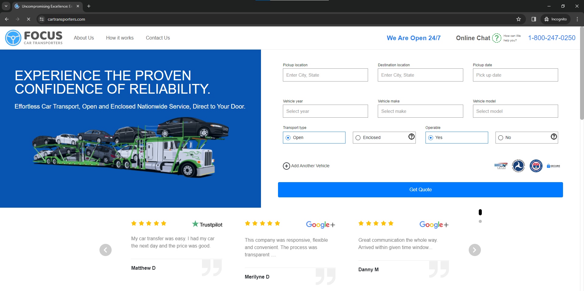 How It Works - Focus Car Transporters